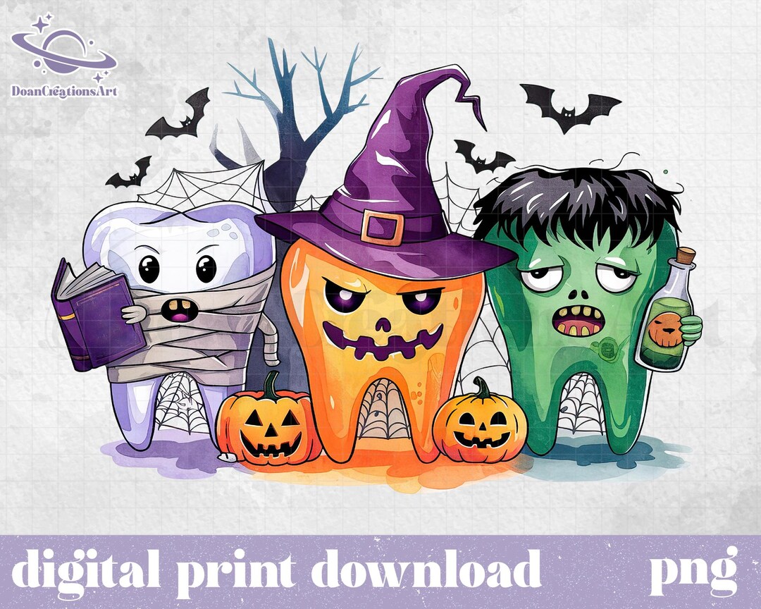 Halloween Dentist Png, Halloween, Western Halloween, Spooky Vibes ...