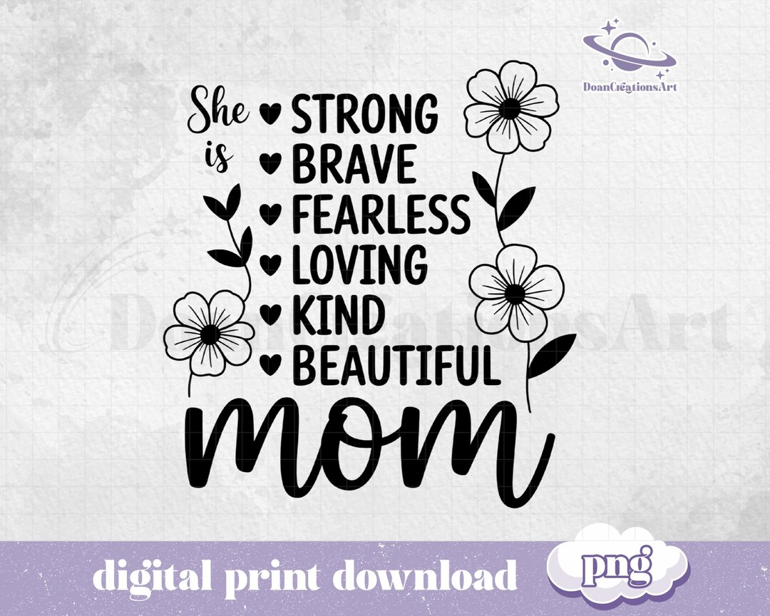 Mother's Day PNG, Mother Inspirational Quote PNG ,mom Quote Png, Gift ...