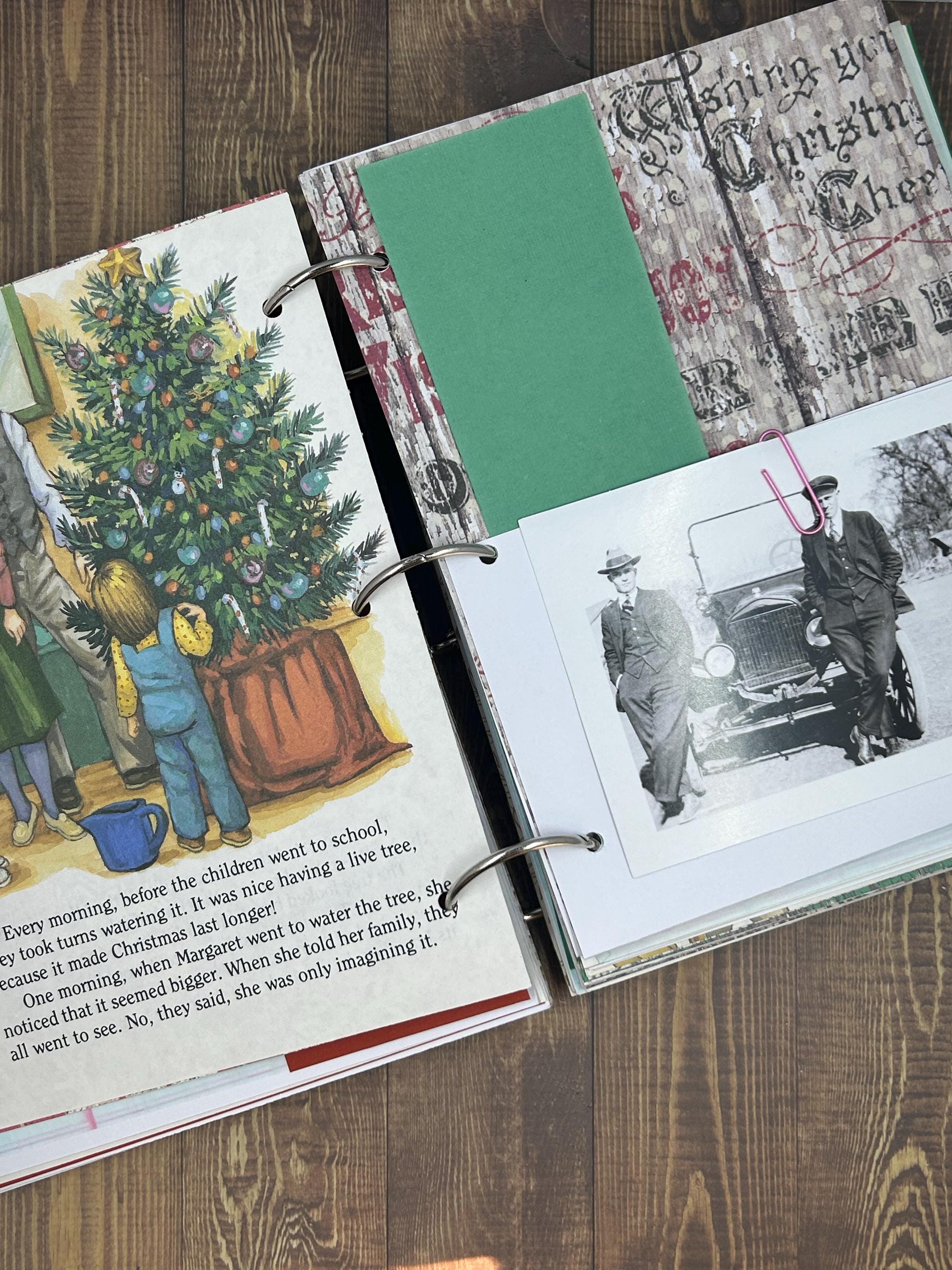The Christmas Tree That Grew Little Golden Book Christmas Junk Journal ...