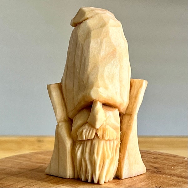 Hand Carved Wizard - Etsy
