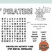 A4 Pirate Activity Page - Printable PDF Digital Download - Etsy