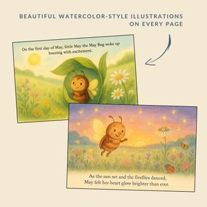 May the May Bug’s May Day Adventure – A4 Printable PDF Children’s Book ...