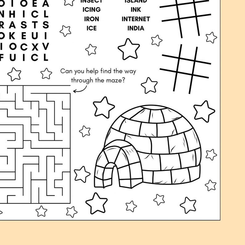 A4 Letter "i" Alphabet Activity Sheet - Educational PDF Digital ...