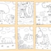 25 A4 Animal Colouring Pages - Printable PDF Digital Download - Etsy