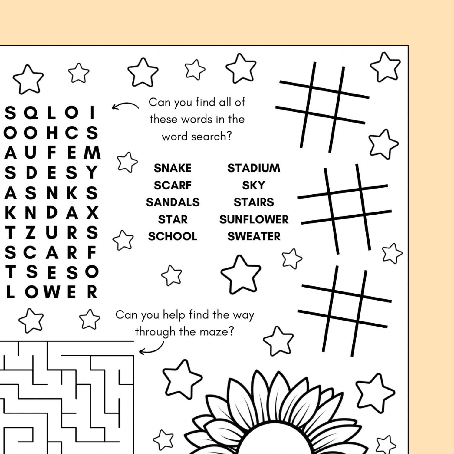 A4 Letter "s” Alphabet Activity Sheet - Educational PDF Digital ...