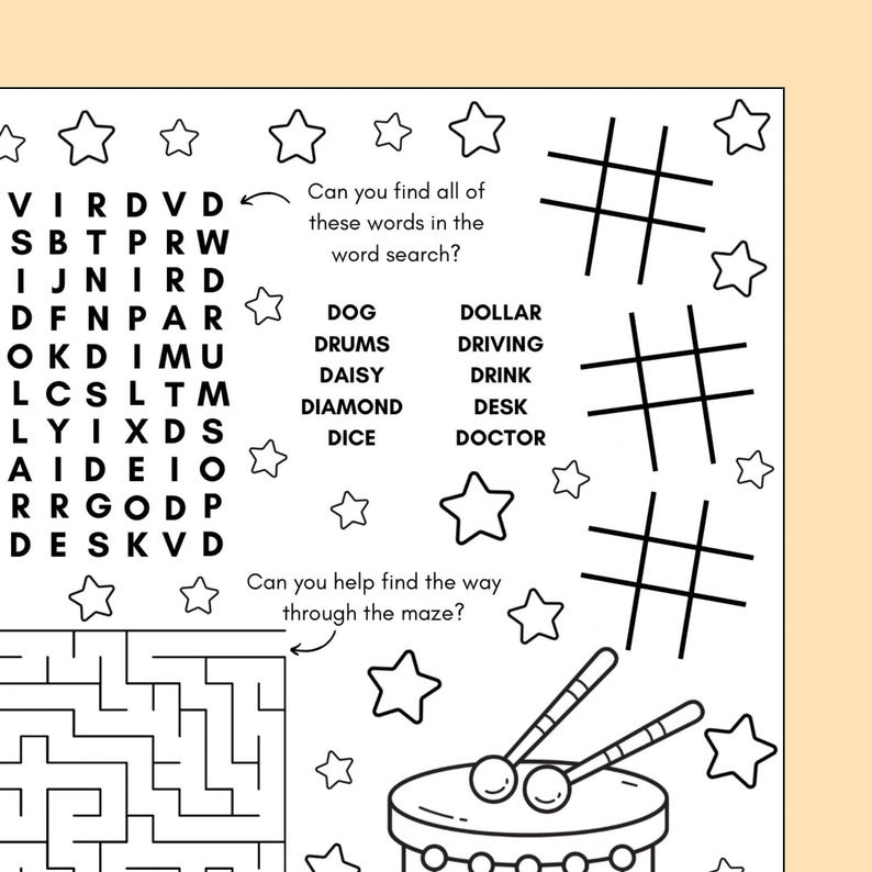A4 Letter "d" Alphabet Activity Sheet - Educational PDF Digital ...