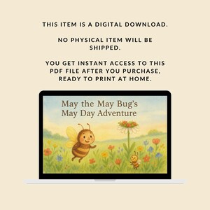 May the May Bug’s May Day Adventure – A4 Printable PDF Children’s Book ...