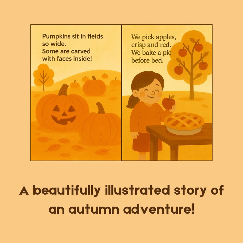 Autumn is Here Kids Book PDF | Fall Storybook Digital Download ...