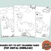Dinosaur Dot-to-dot Coloring Pages for Kids - 12 Printable A4 PDF ...