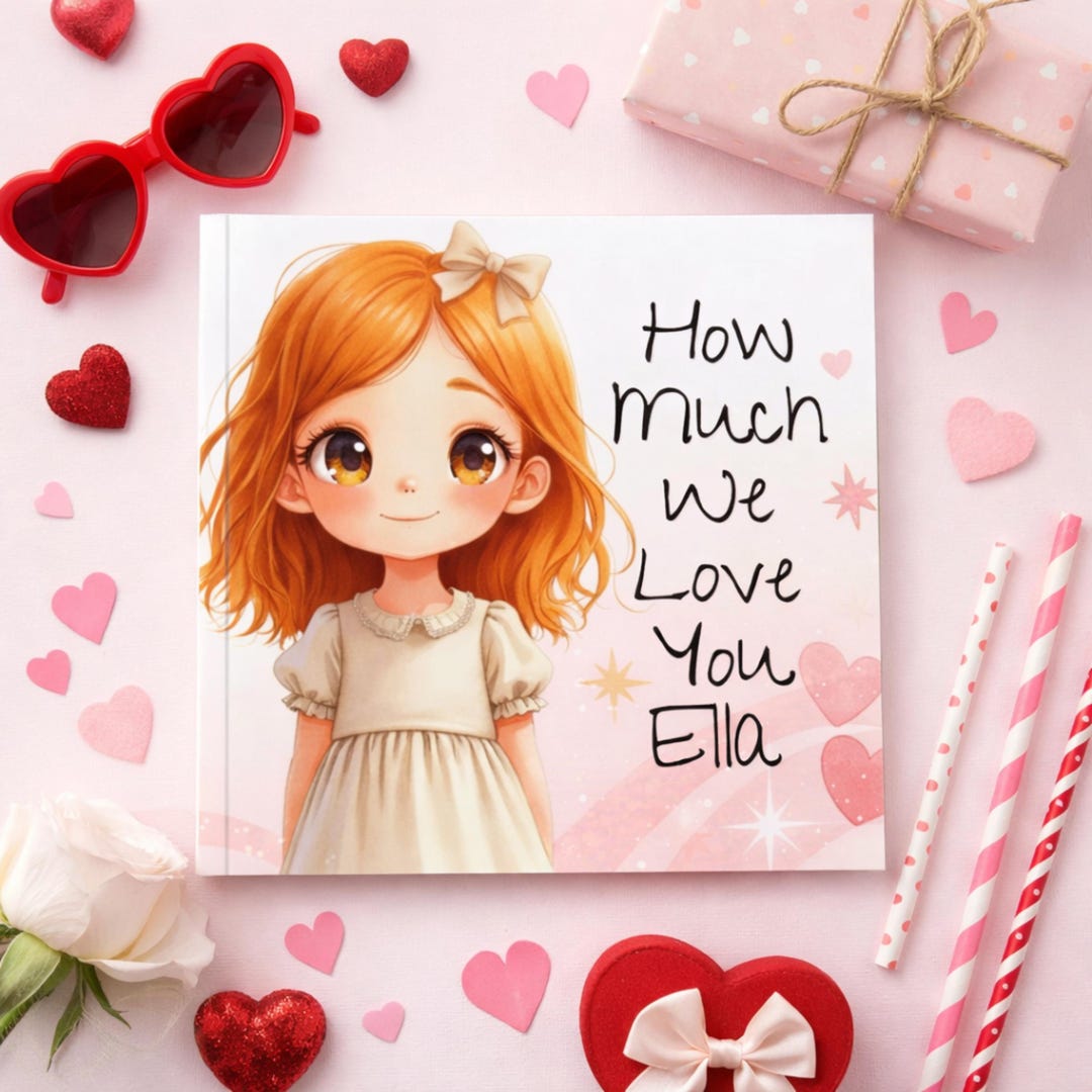 Personalized Children's Book | Ginger Hair Girl, Custom Keepsake - Etsy