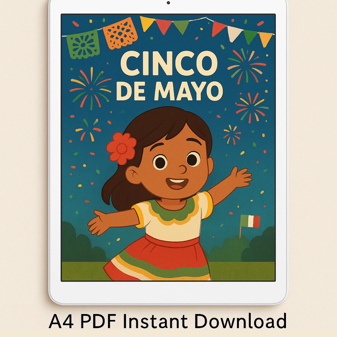 Maya’s Big Cinco De Mayo Day | Printable Kids Book PDF | Cinco De Mayo ...