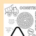 A4 Construction Activity Sheet - Printable PDF Digital Download - Etsy