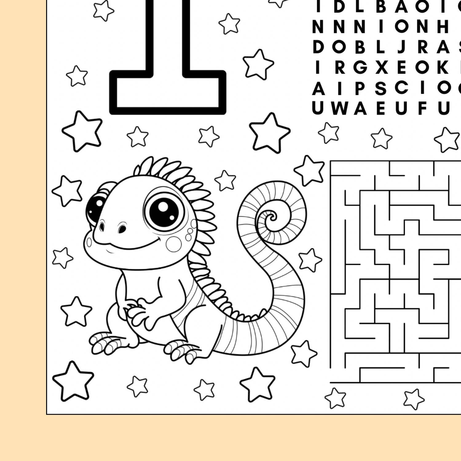 A4 Letter "i" Alphabet Activity Sheet - Educational PDF Digital ...