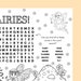 A4 Fairies Activity Sheet - Printable PDF Digital Download - Etsy