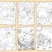 25 A4 Animal Colouring Pages - Printable PDF Digital Download - Etsy