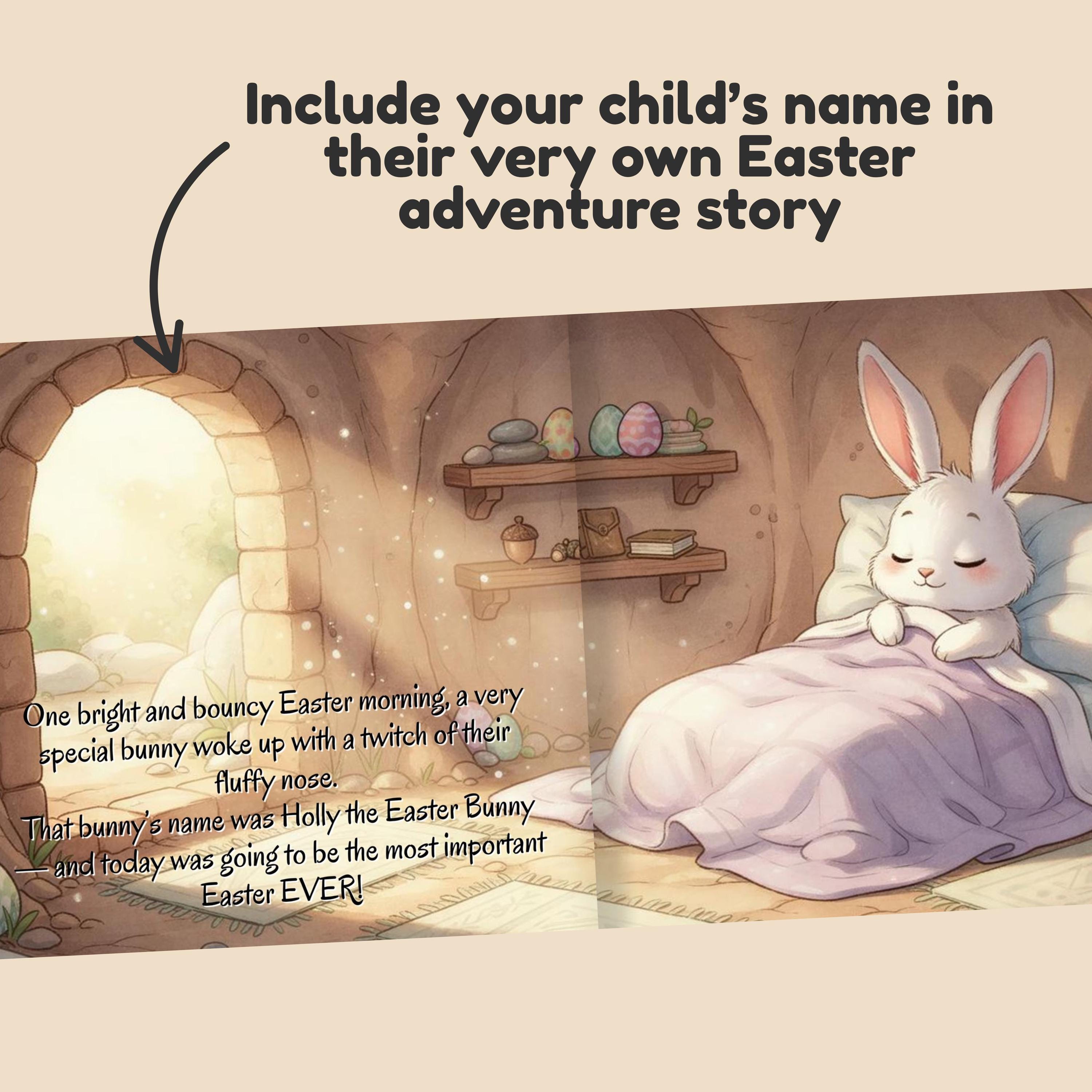 Personalised Easter Bunny Story Book – Child Becomes Easter (20cm or ...