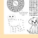 A4 Dogs Birthday Activity Sheet - Printable PDF Digital Download - Etsy
