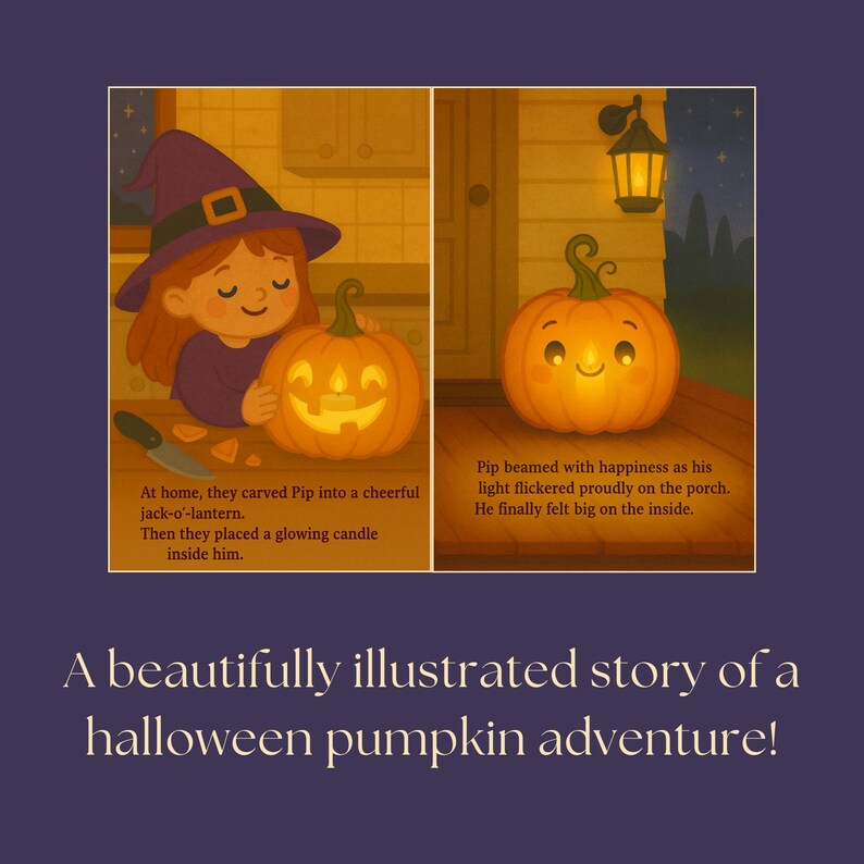The Little Pumpkin Who Could A4 PDF | Kids Halloween Book | Digital ...