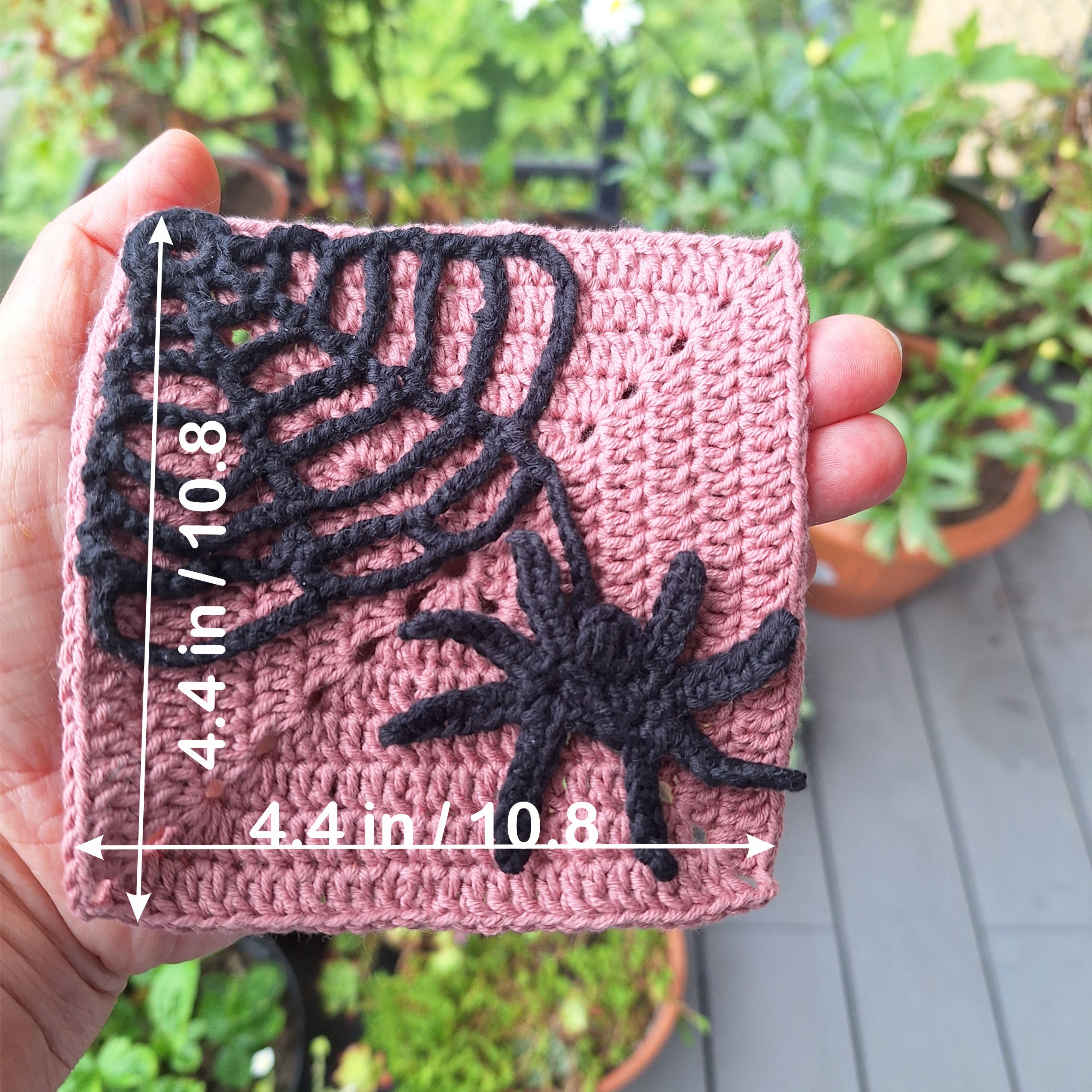 Spider Web Granny Square Pattern Pastel Halloween Crochet Tutorial - Etsy