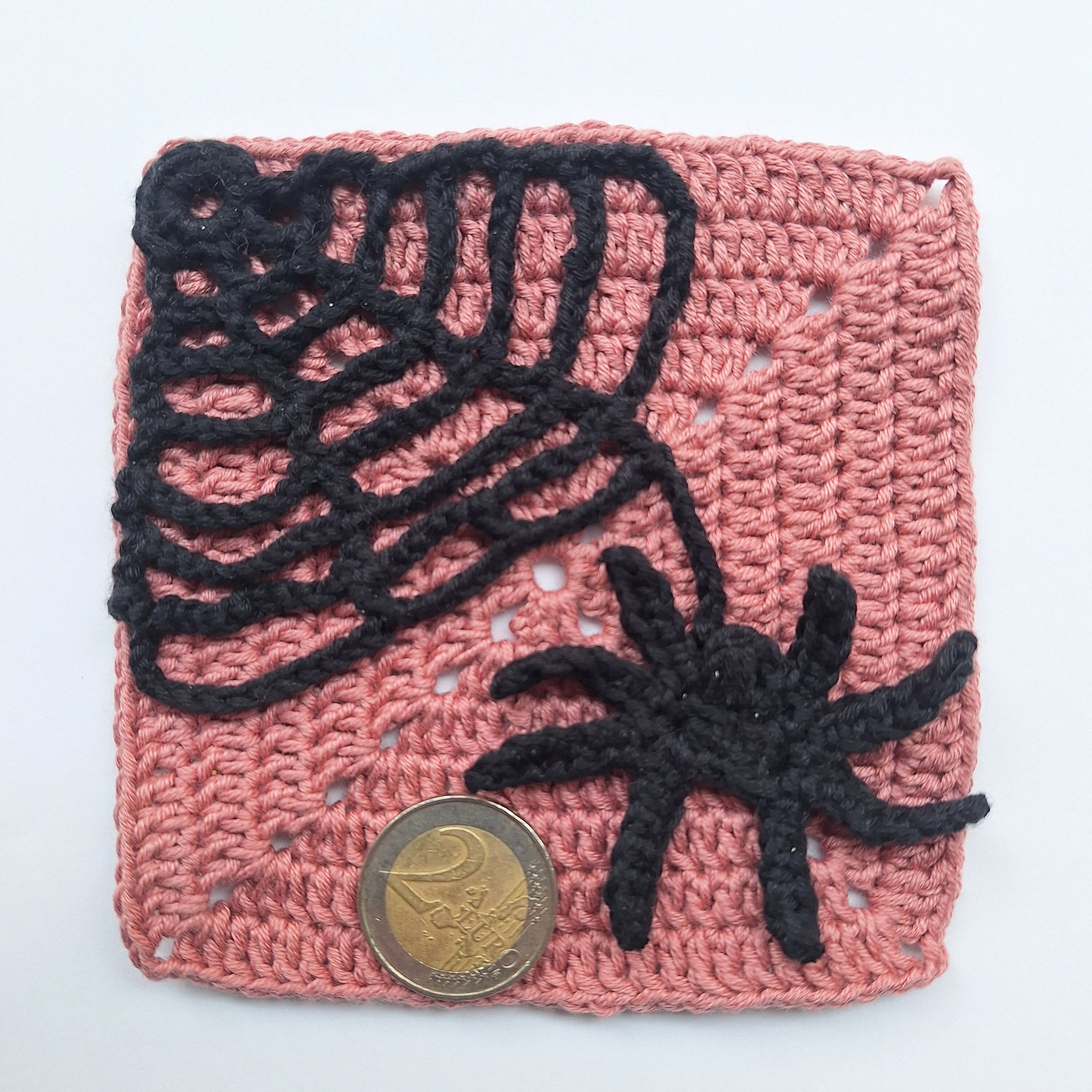 Spider Web Granny Square Pattern Pastel Halloween Crochet Tutorial - Etsy