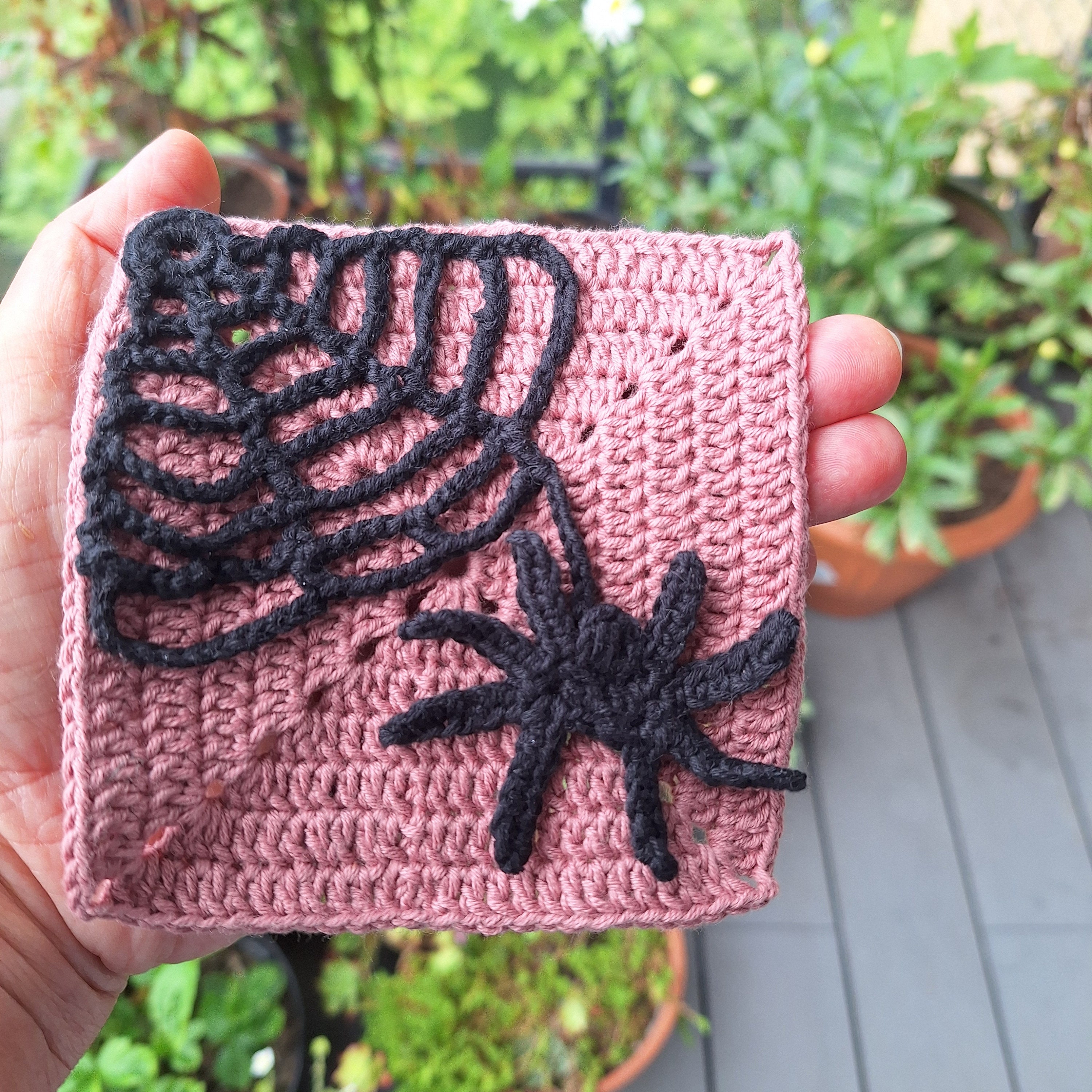 Spider Web Granny Square Pattern Pastel Halloween Crochet Tutorial - Etsy