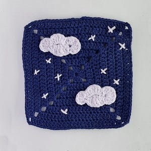 Sun Moon Cloud Granny Square Crochet Pattern Bundle PDF Download - Etsy