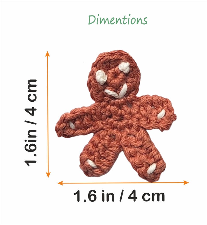 Gingerbread Men Garland Crochet Pattern - Etsy