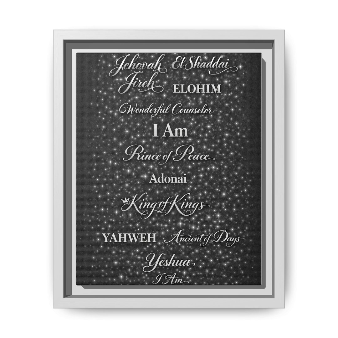 I Am Prince of Peace Canvas | Framed Inspirational Wall Art - Etsy