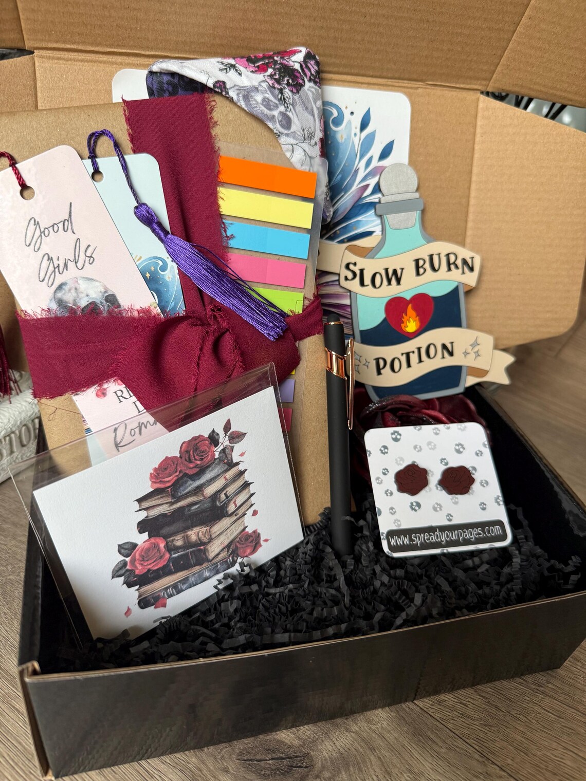 Dark Romance Book Box, Smut, Booktok, Gifts for Book Lover, Spicy Book ...