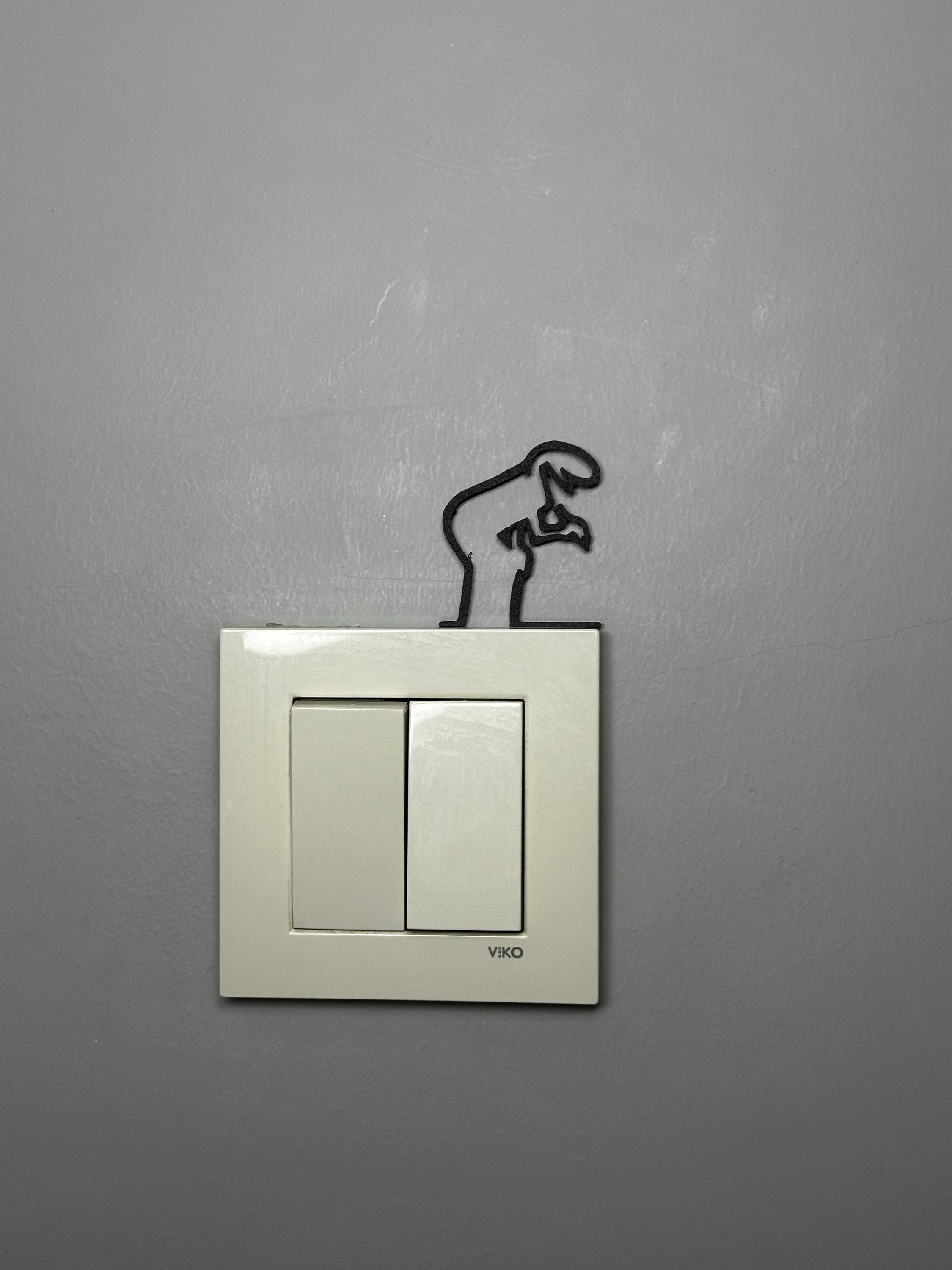 La Linea Figure "writing" Wall Art Wall Decor / Stick Figures / Wall 3D ...
