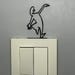 La Linea Figure "dancing" Wall Art Wall Decor / Stick Figures / Wall 3D ...