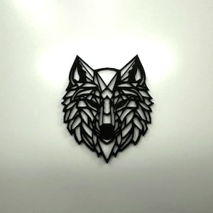 Animal Wall Art Wall Decor / Wolf Wall Art / Wolf Figures / Wall 3D ...