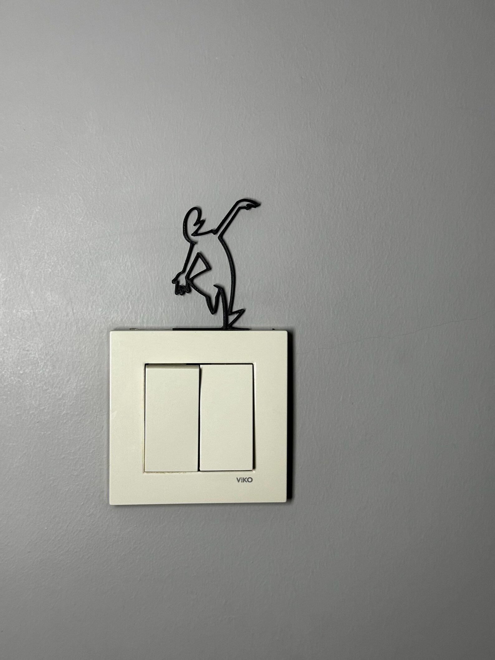 Dancing La Linea Figure: 3D Wall Art, Recycled PLA Decor - Etsy