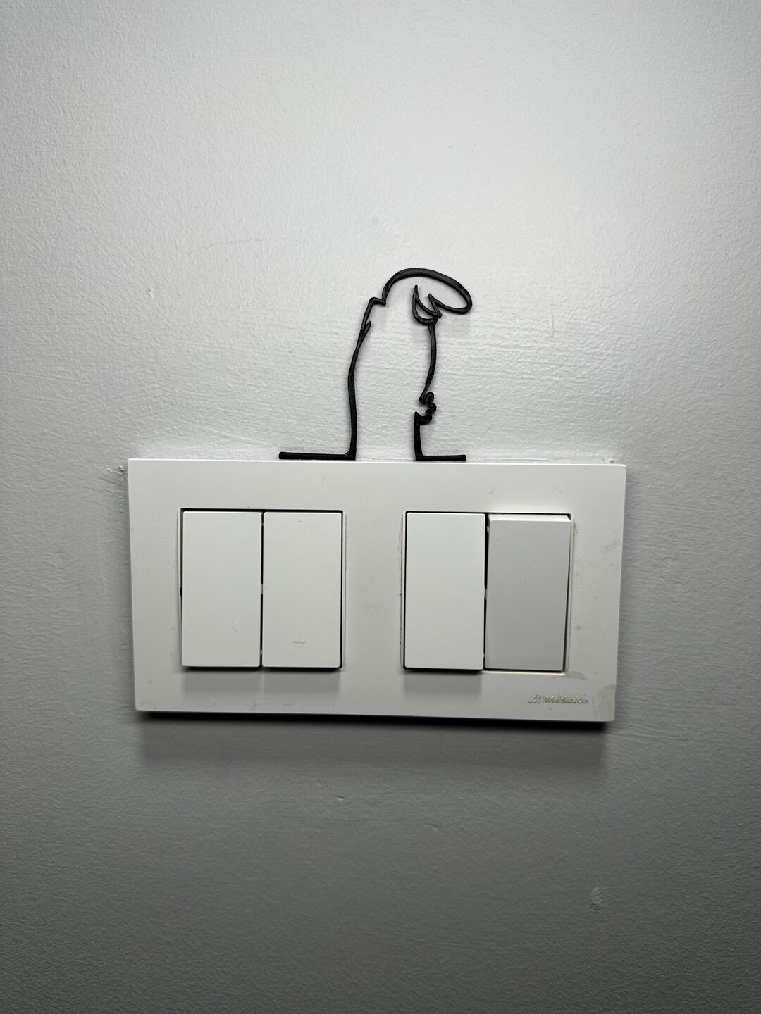 La Linea Figure "sneaky" Wall Art Wall Decor / Stick Figures / Wall 3D ...