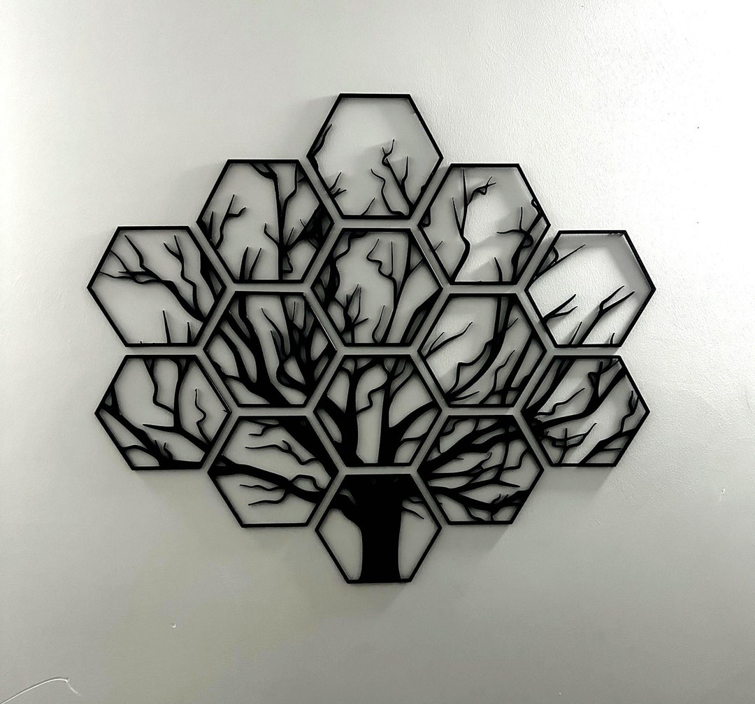 Tree Wall Art Wall Decor / Nature Figures / Wall 3D Figures / Tree Art ...