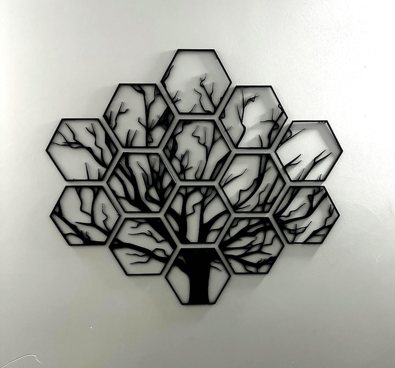 Tree Wall Art Wall Decor / Nature Figures / Wall 3D Figures / Tree Art ...