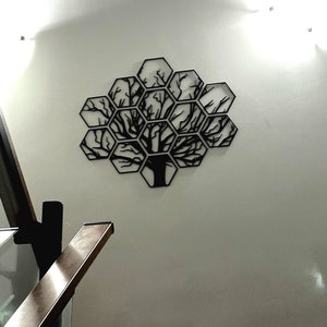 3D Tree Wall Art: Recycled PLA, Nature Decor (14 Pieces) - Etsy