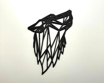 Animal Wall Art Wall Decor / Wolf Wall Art / Wolf Figures / Wall 3D ...