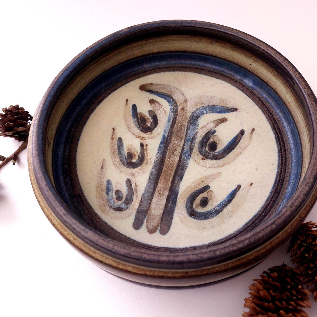 Vintage Okela | Denmark | Handpainted Bowl | Stoneware Bowl | Denmark ...