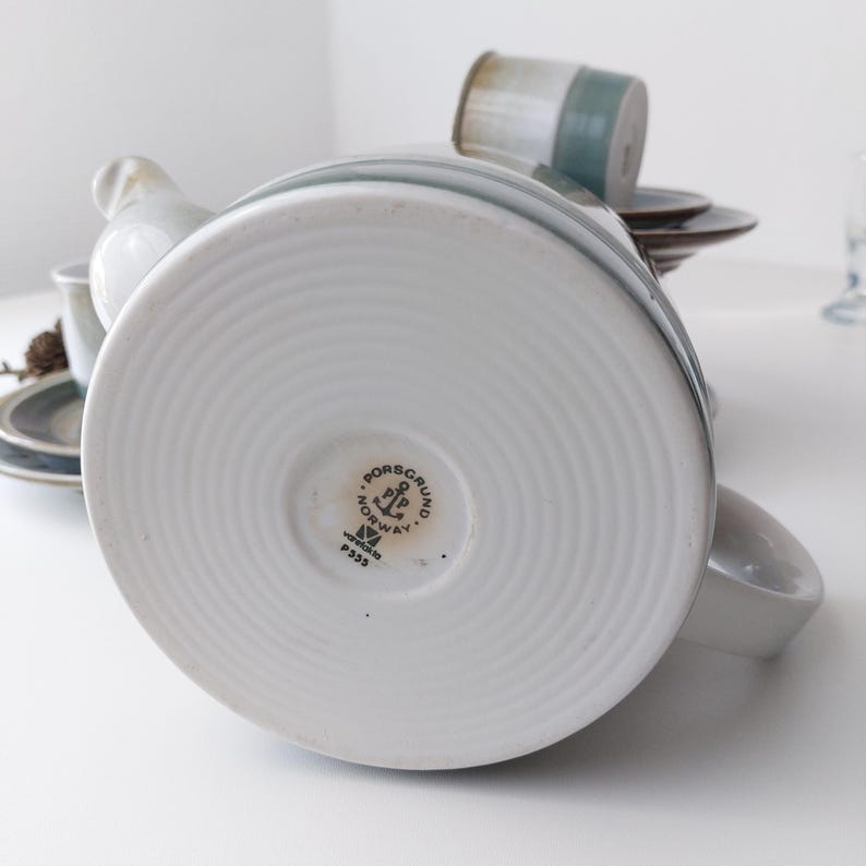 Vintage Porsgrund Norway Tundra Tea Set: Scandinavian Modern Coffee Pot ...