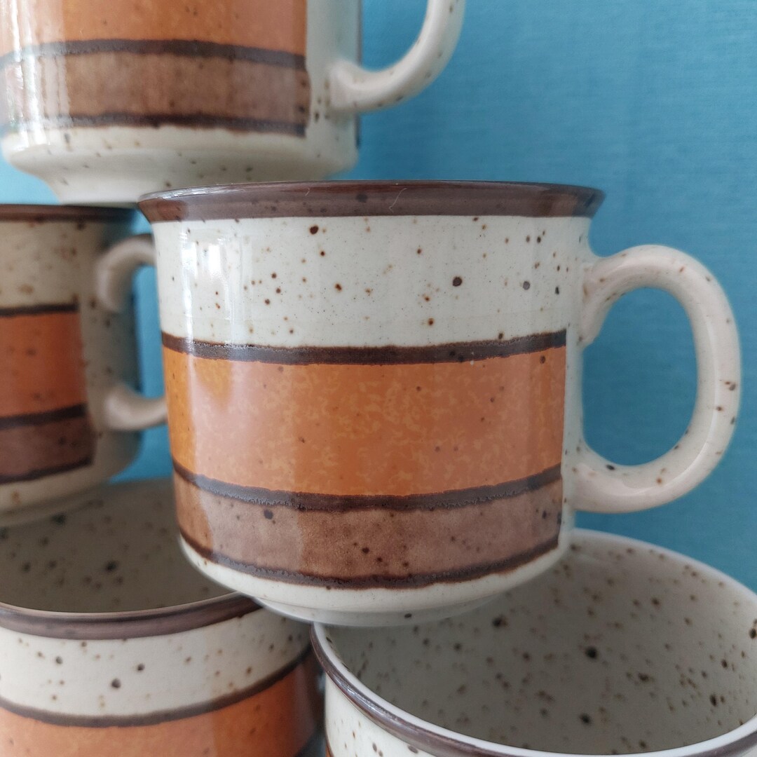 Vintage Winterling Bavaria Stoneware Mugs - Series Sylvia 1970s ...