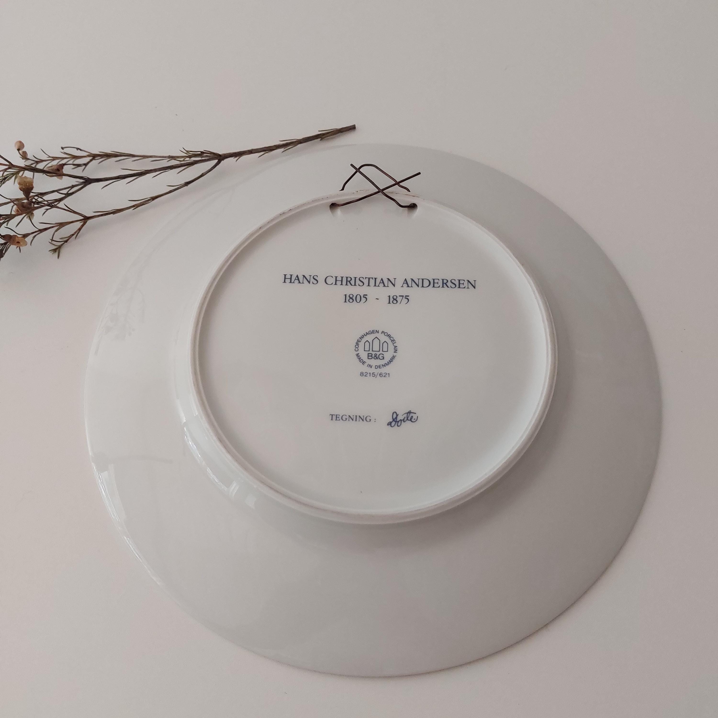 Vintage Bing & Grondahl | Hans Christian Andersen Wall Plate | Blue and ...