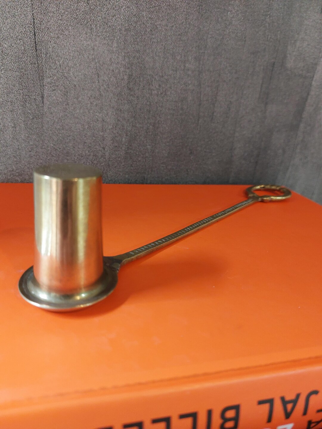 Vintage Brass Candle Snuffer: Long Ornate Handle, Mid-century Modern - Etsy