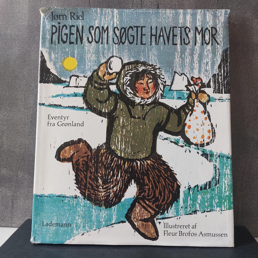 Danish Vintage Children's Book: Greenland Adventure, Illustrated 1972 ...