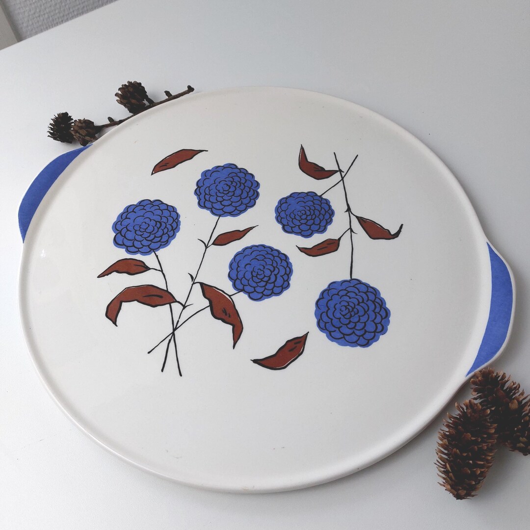 Vintage Villeroy & Boch Asta Cake Plate: 1955 to 1962 Handpainted ...