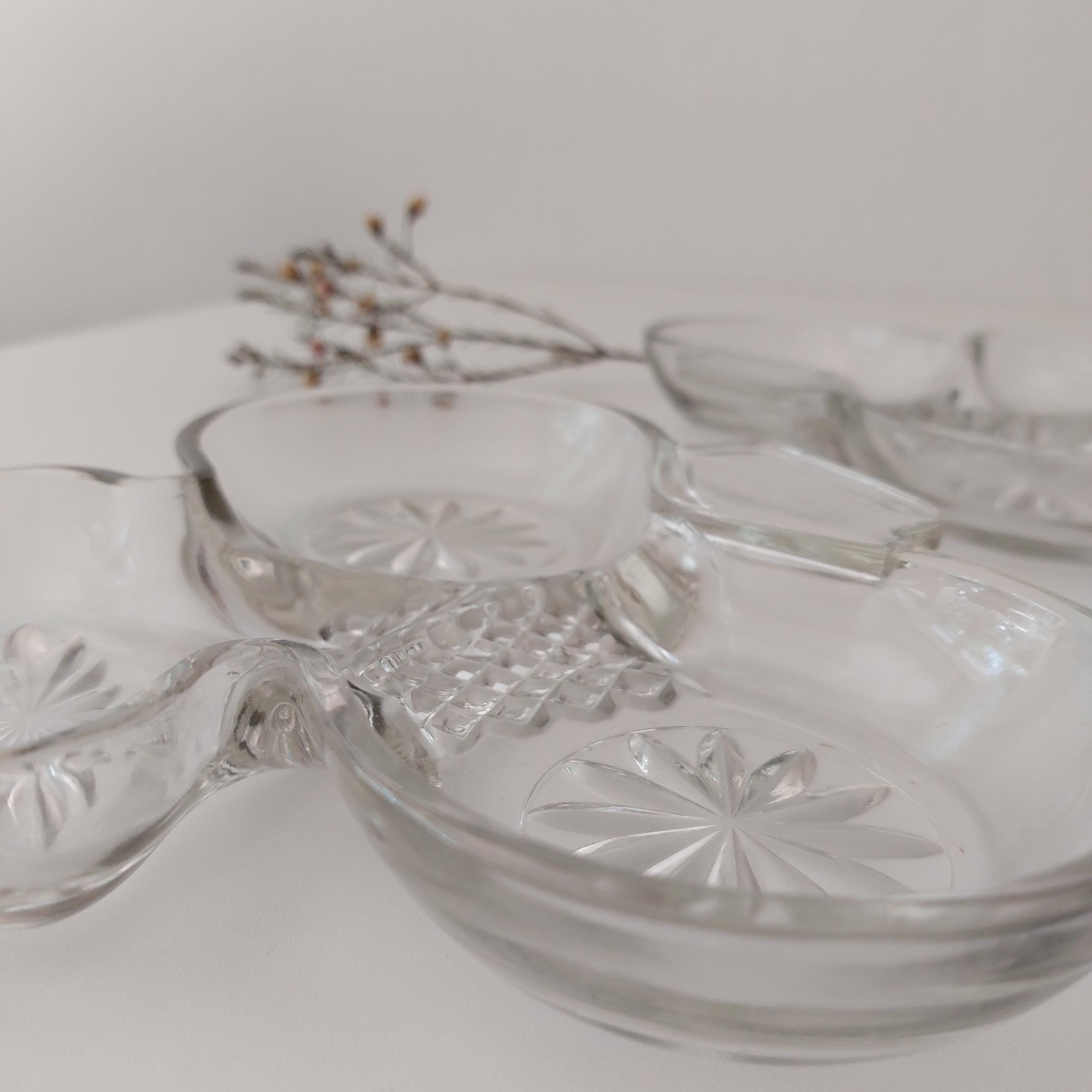 Vintage | Spade Glass Dishes |set of Two | Alice in Wonderland | Tea ...