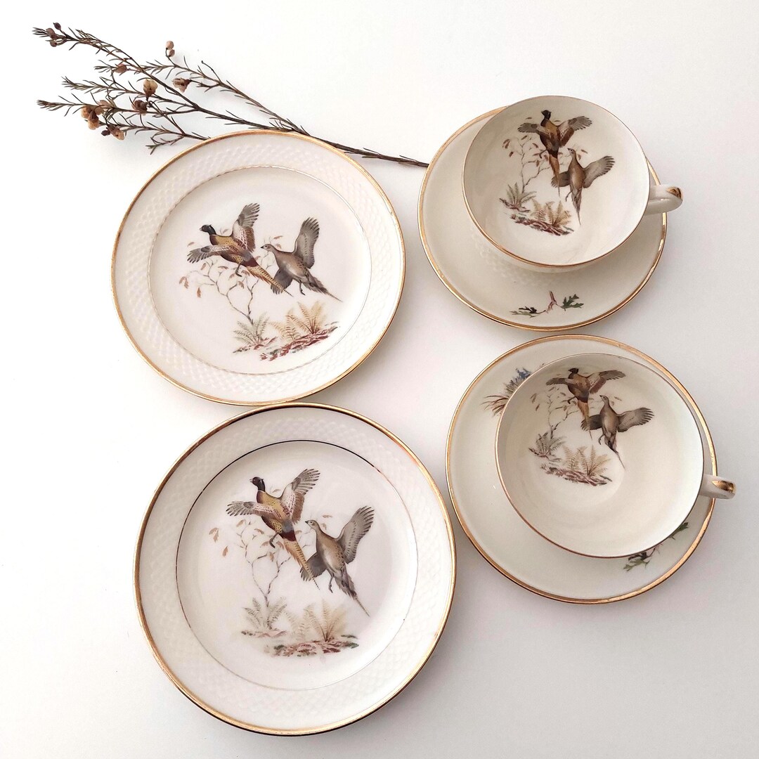 Vintage Thomas R Germany | Pheasants | Tea Set | Coffee Set | Set of 2 ...