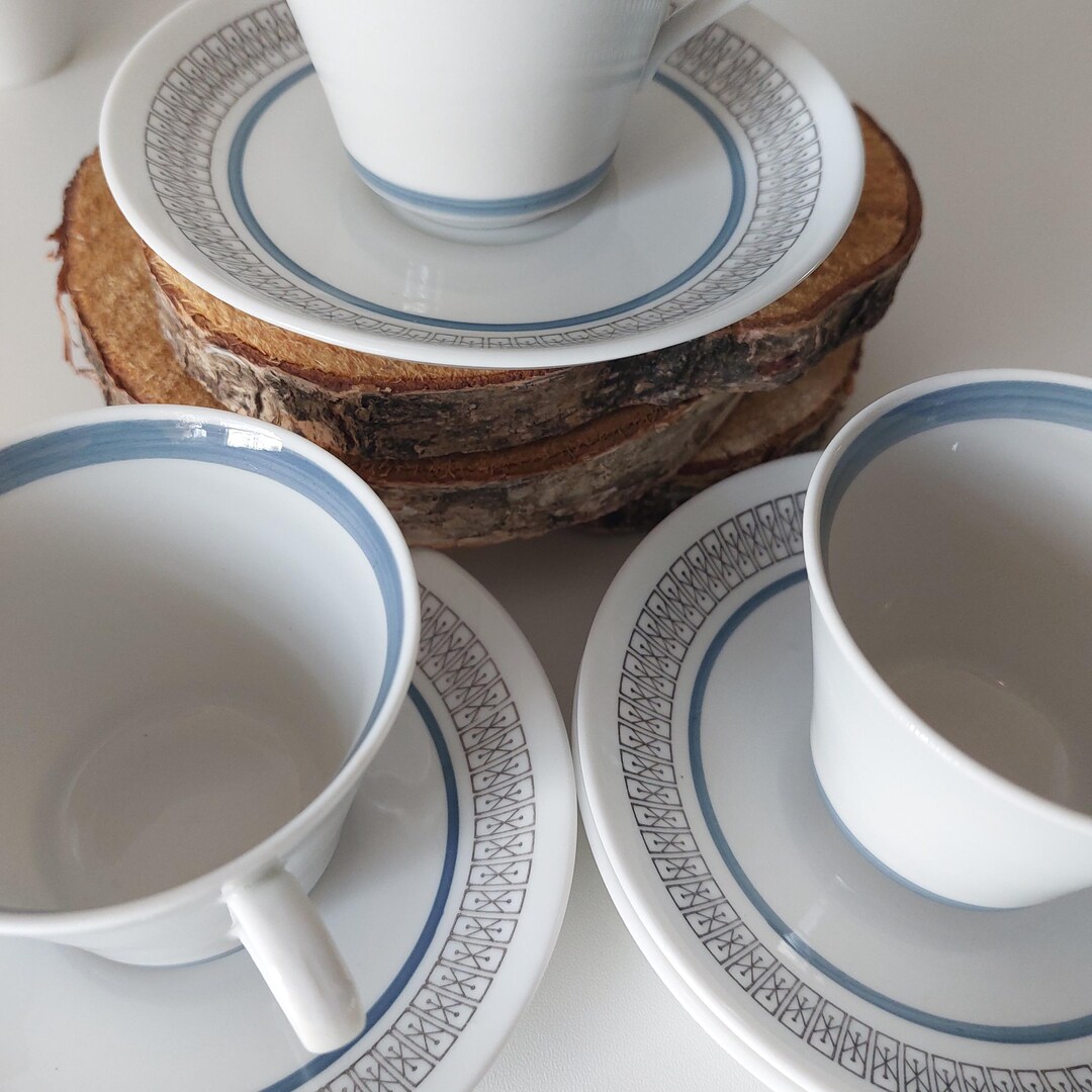 Vintage Rorstrand Tim Tea Coffee Duo: Scandinavian Modern Marianne ...