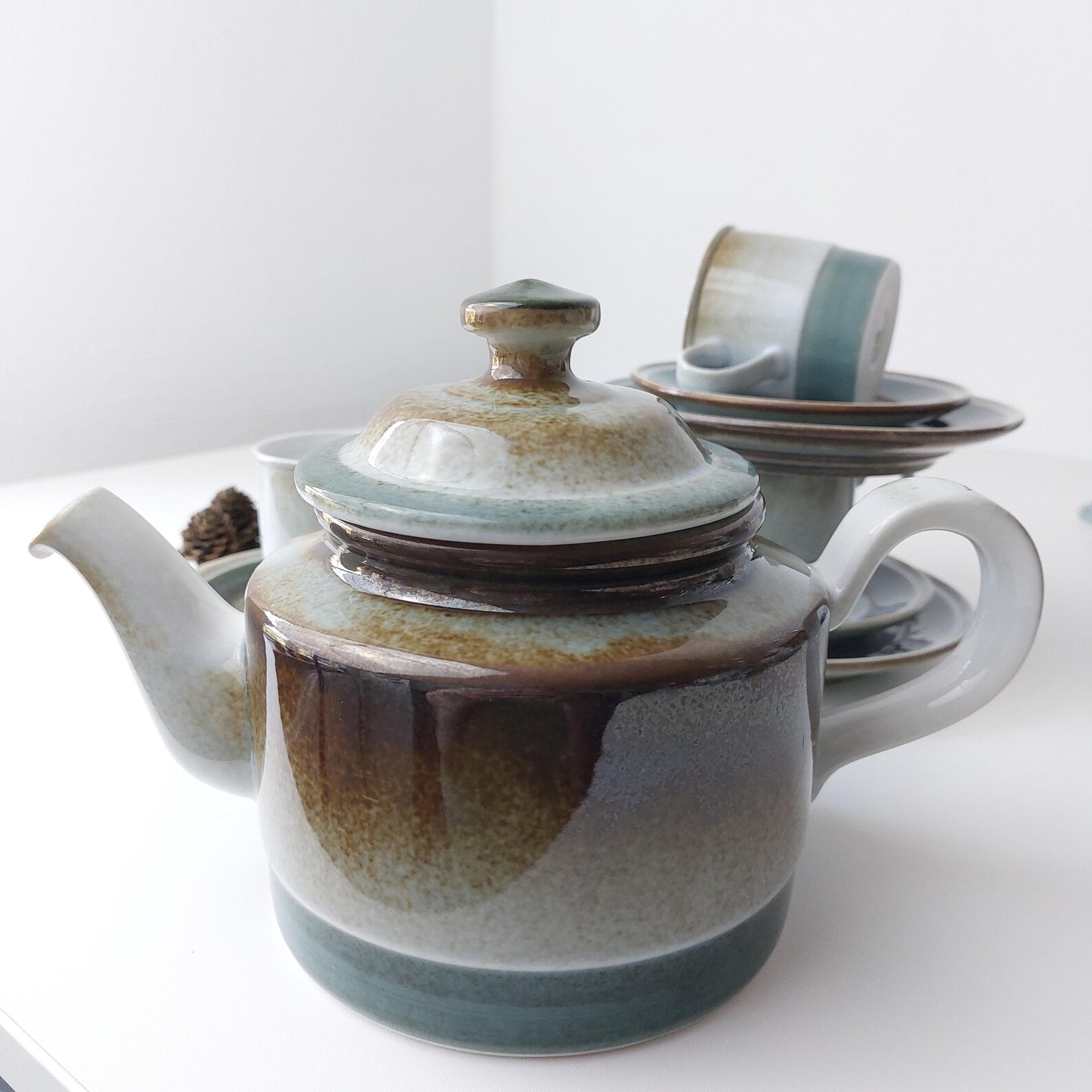 Vintage Porsgrund Norway Tundra Tea Set: Scandinavian Modern Coffee Pot ...