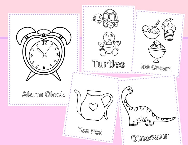 50 Fun and Easy Printable Coloring Pages for Kids: Simple and Perfect ...